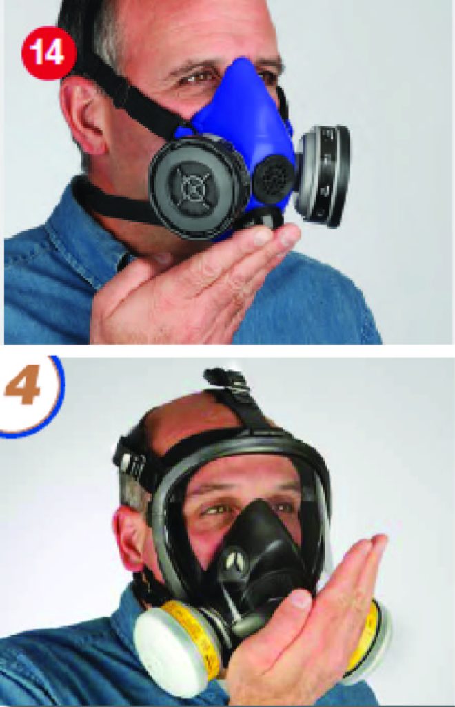 Respirator Wearing Guide: How to Don/Doff Respirators - Environmental Health & Safety